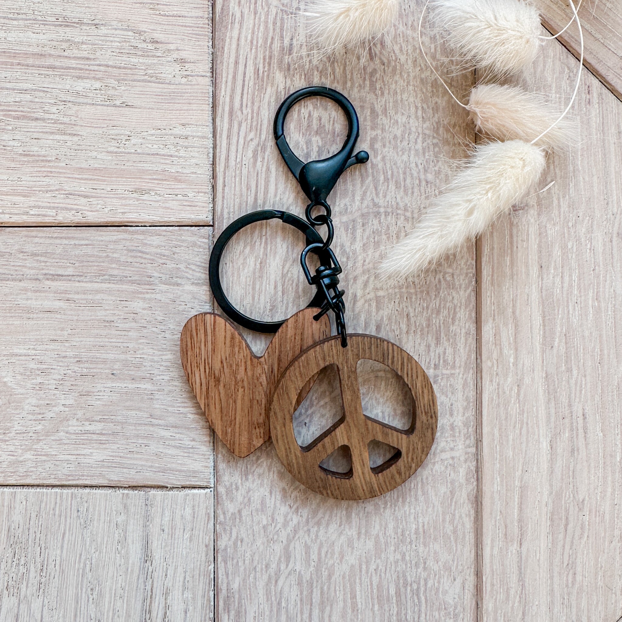 Timber Keyrings - Recycled Spotted Gum Hardwood – Tree Of A Kind